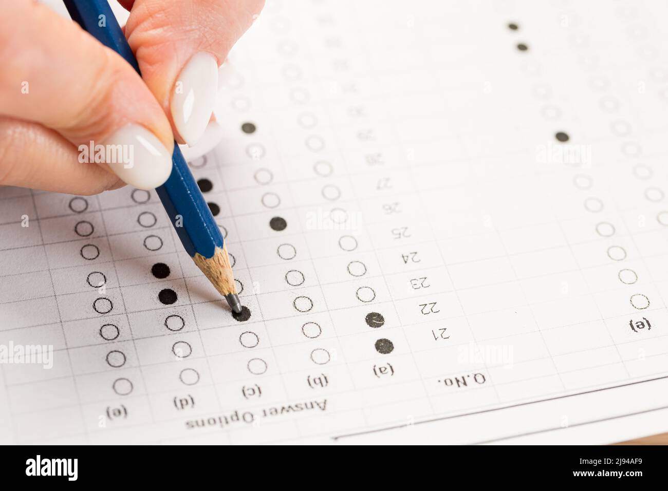 Students hands to take exams, writing an exam room with a pencil ...