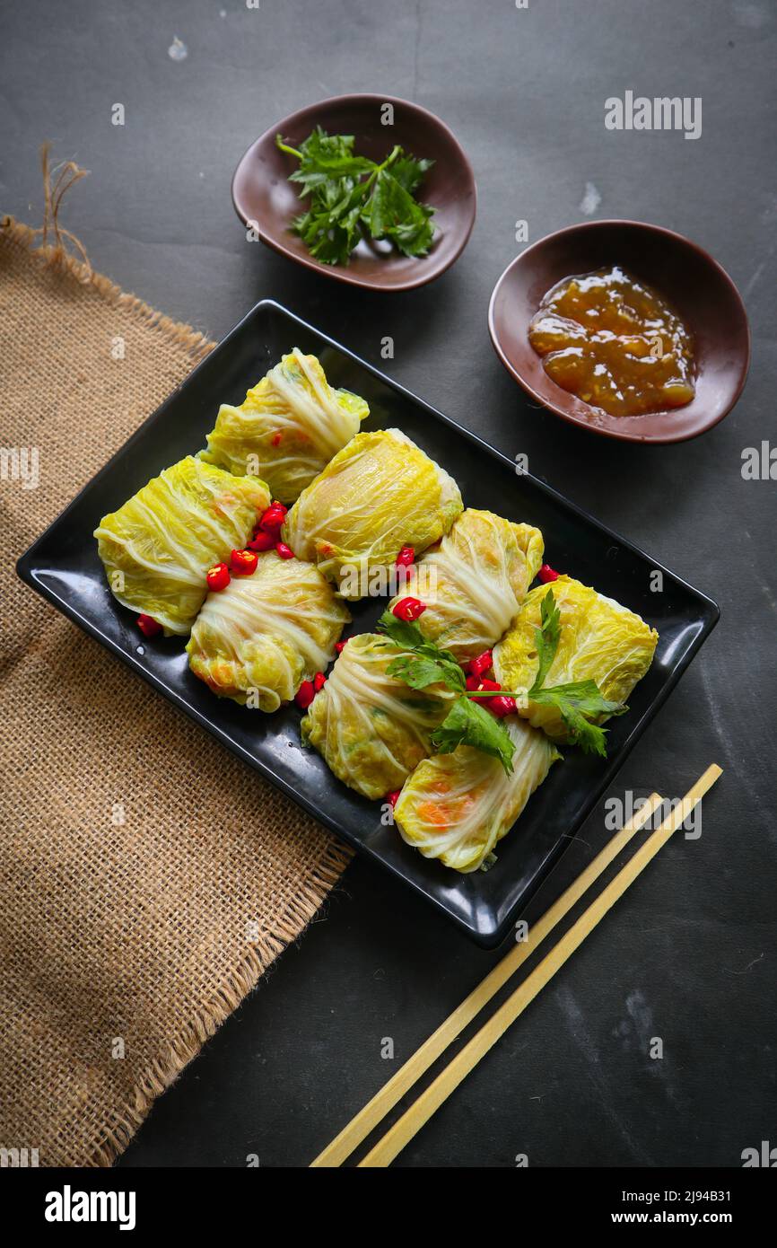 "cabbage rolls stuffed meat or kol gulung, kelem dolmasi, sarma Cabbage ...
