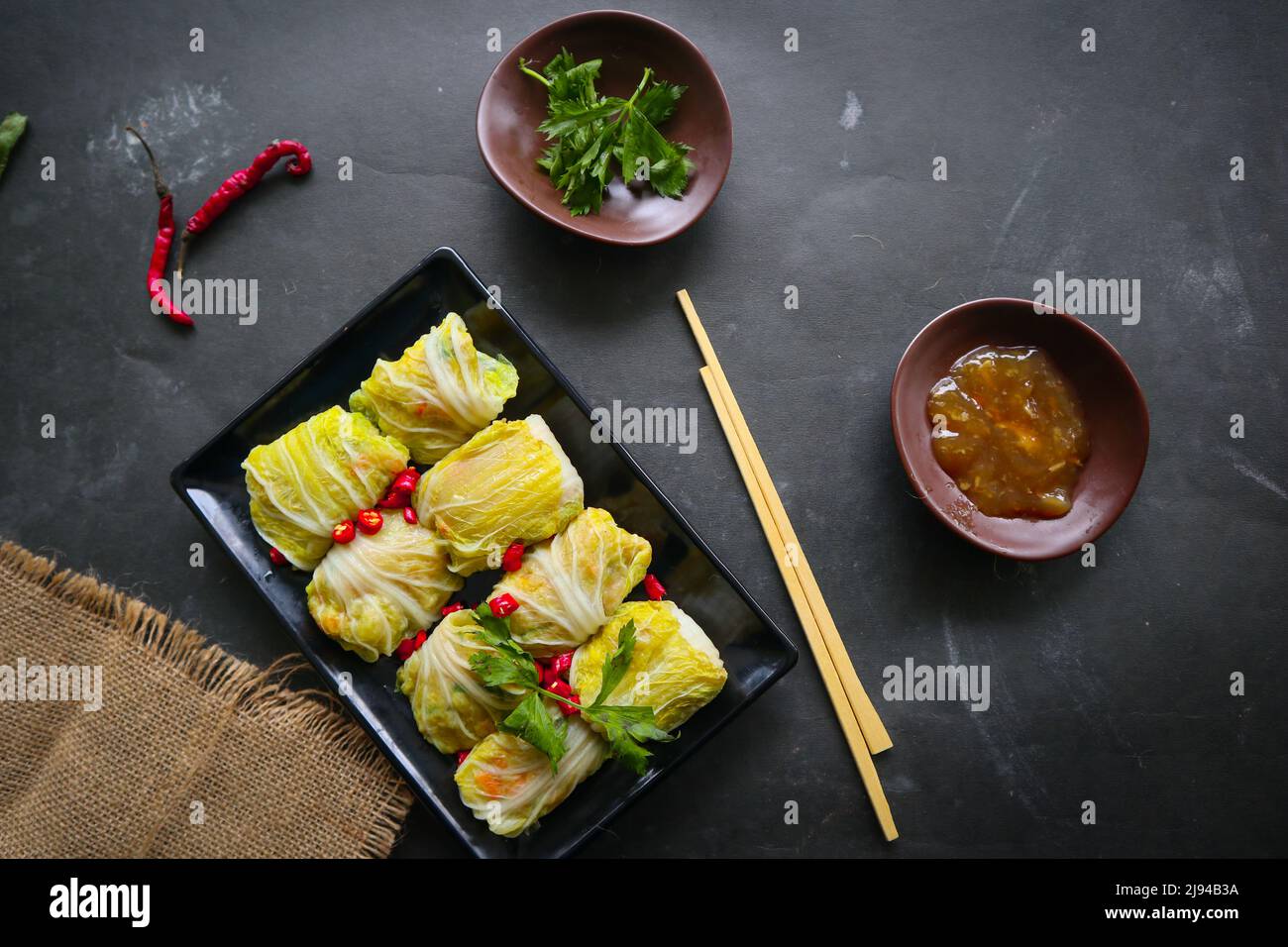 "cabbage rolls stuffed meat or kol gulung, kelem dolmasi, sarma Cabbage ...
