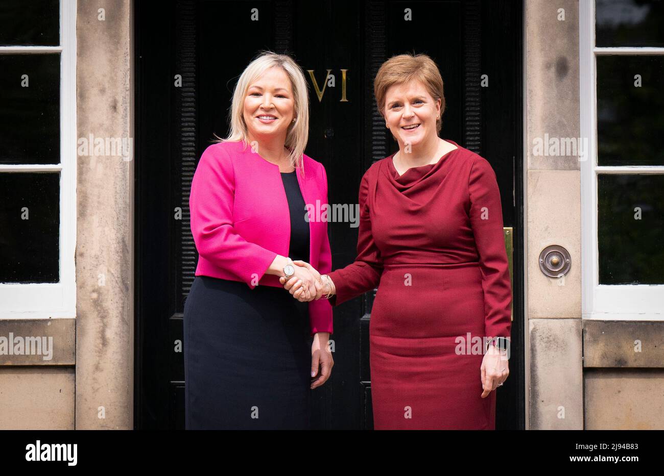 Michelle o’neill nicola sturgeon hi-res stock photography and images ...