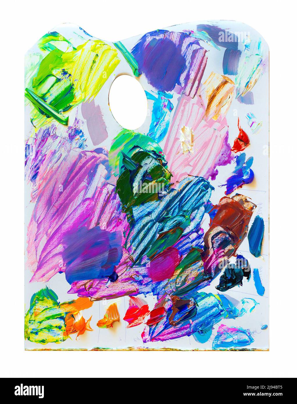 Palette oil Cut Out Stock Images & Pictures - Alamy