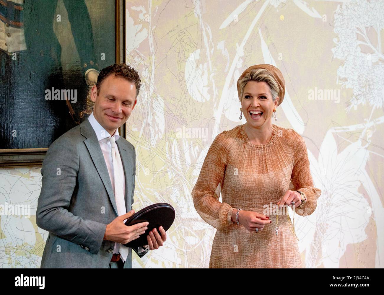 Amsterdam, Niederlande. 10th May, 2022. Queen Maxima of The Netherlands ...