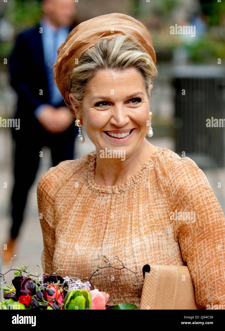 Amsterdam, Niederlande. 10th May, 2022. Queen Maxima of The Netherlands ...