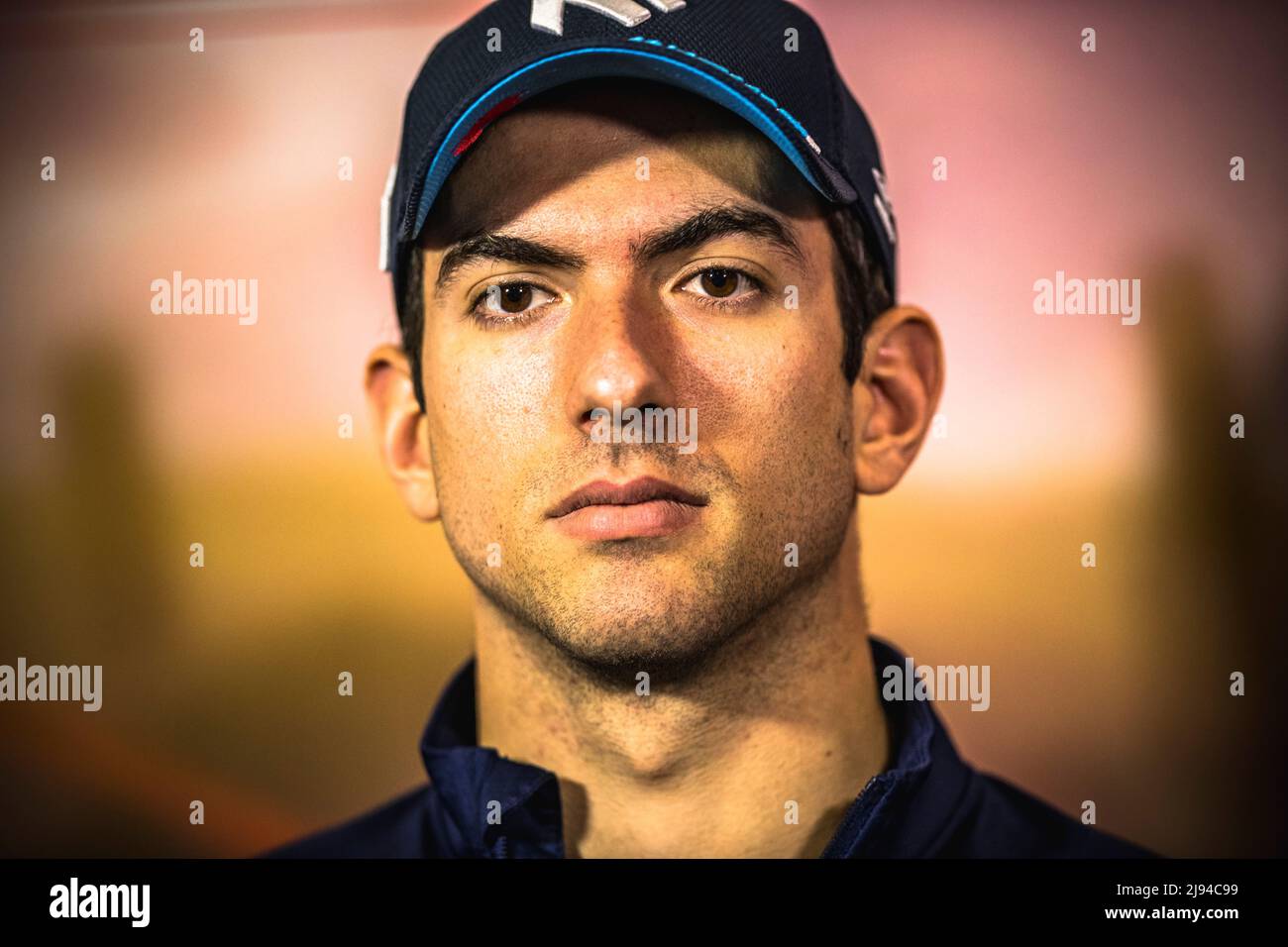 Barcelona, Spain. , . NICHOLAS LATIFI (CAN) attends the press prior to ...