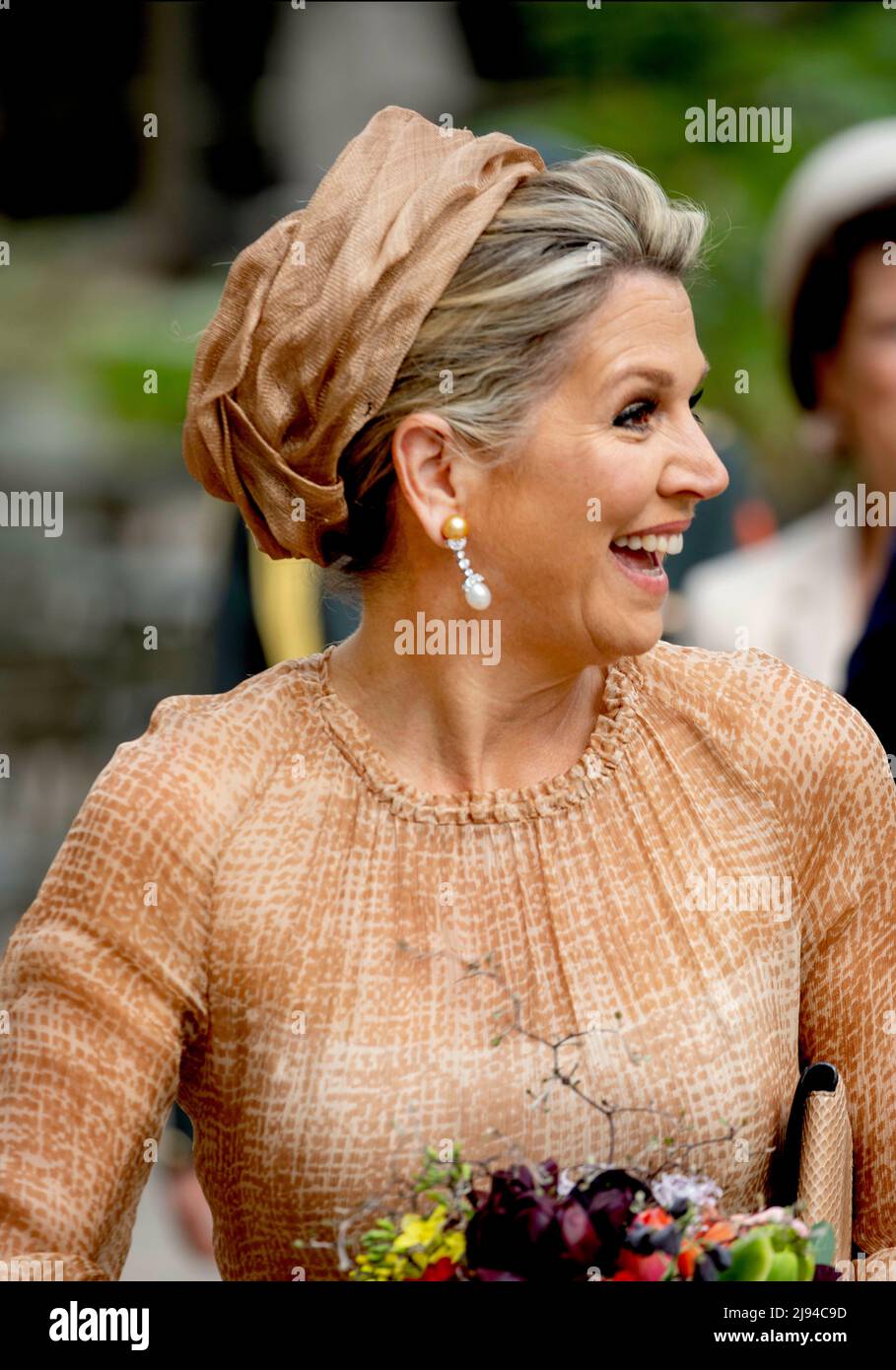 Amsterdam, Niederlande. 10th May, 2022. Queen Maxima of The Netherlands ...