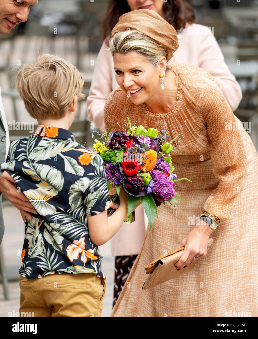 Amsterdam, Niederlande. 10th May, 2022. Queen Maxima of The Netherlands ...