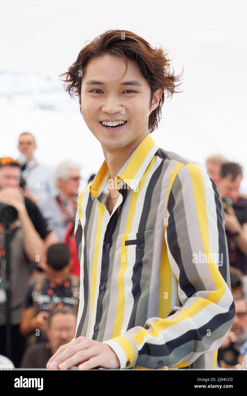 Cannes, France, May 20, 2022, Hayato Isomura attending the photocall of ...