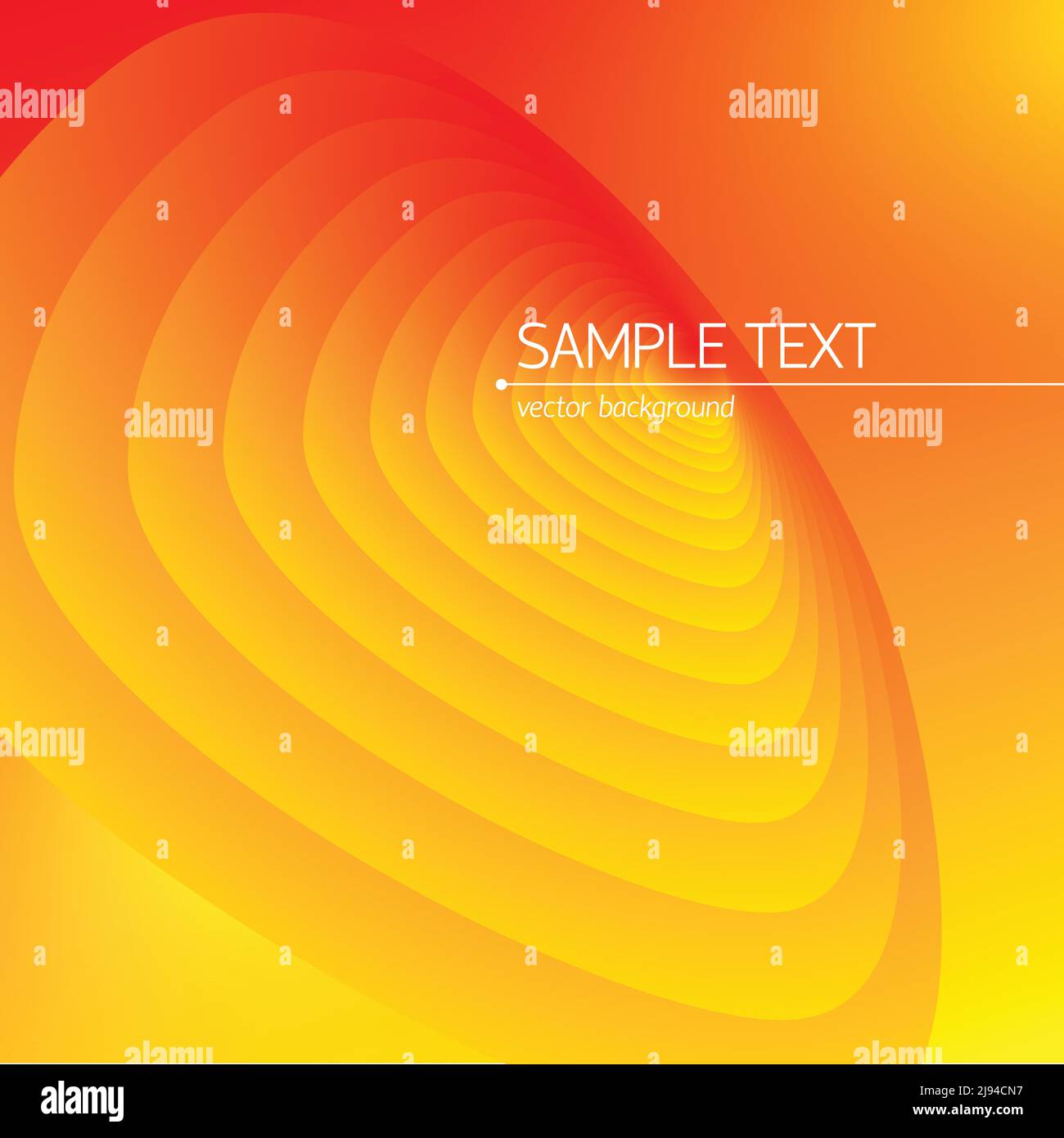 Science background in bright orange abstract design with sample text ...