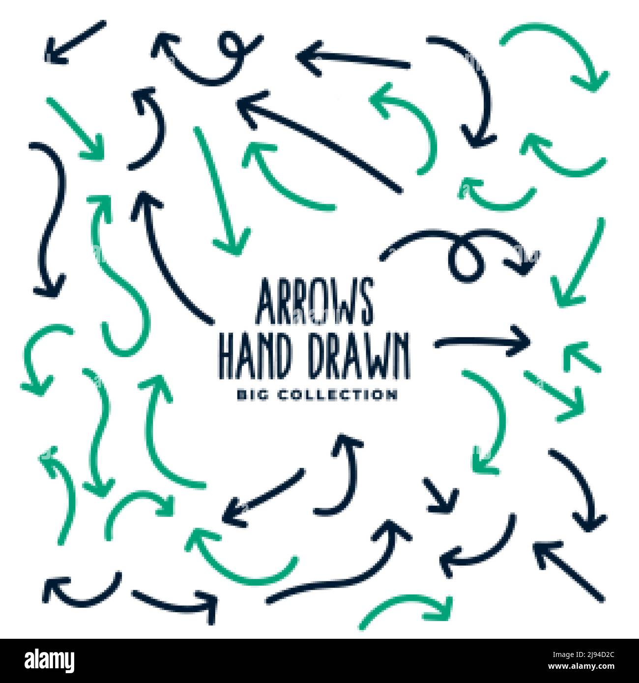 Sketch loop arrow hi-res stock photography and images - Alamy