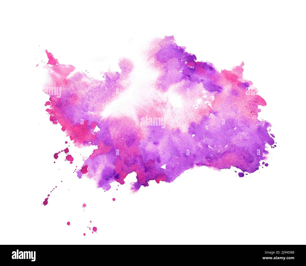 Purple Watercolor Splatter