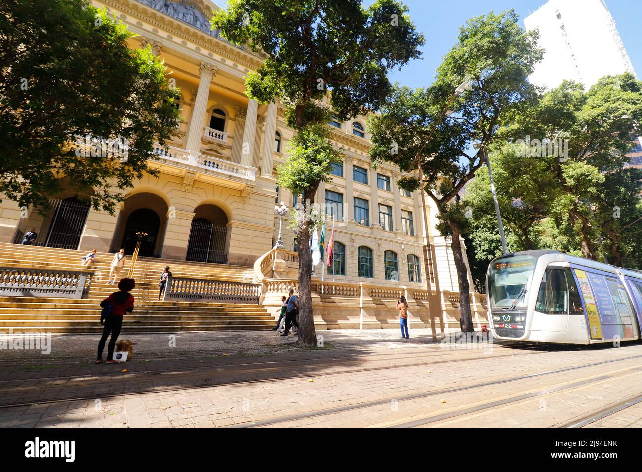 National LIbrary of Brazil Stock Photo - Alamy