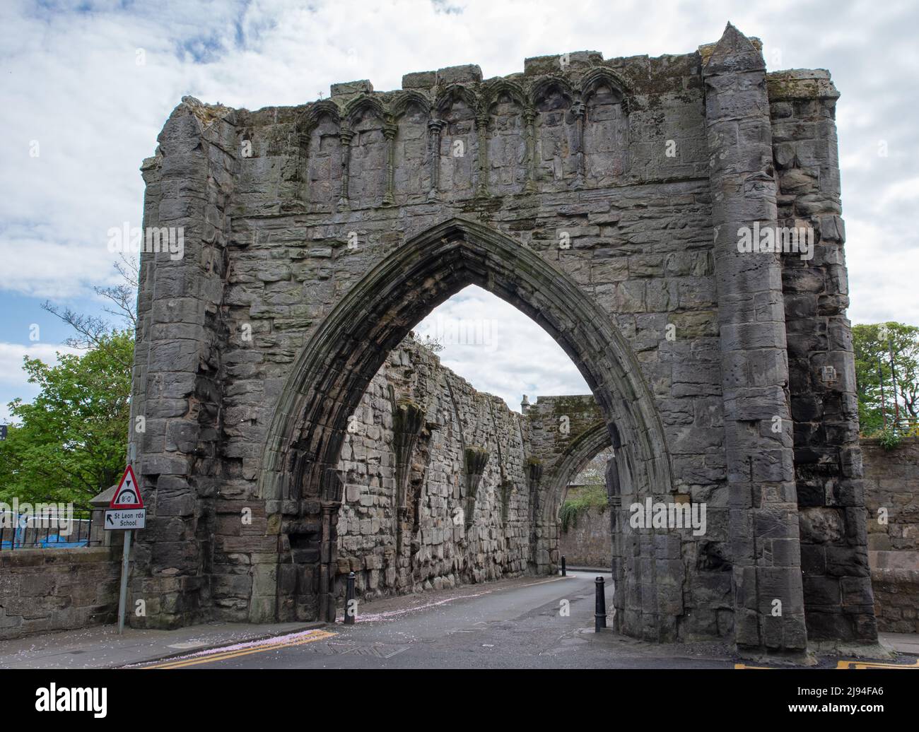 The Pends, gatehouse to St Andrews cathedral precinct Stock Photo - Alamy