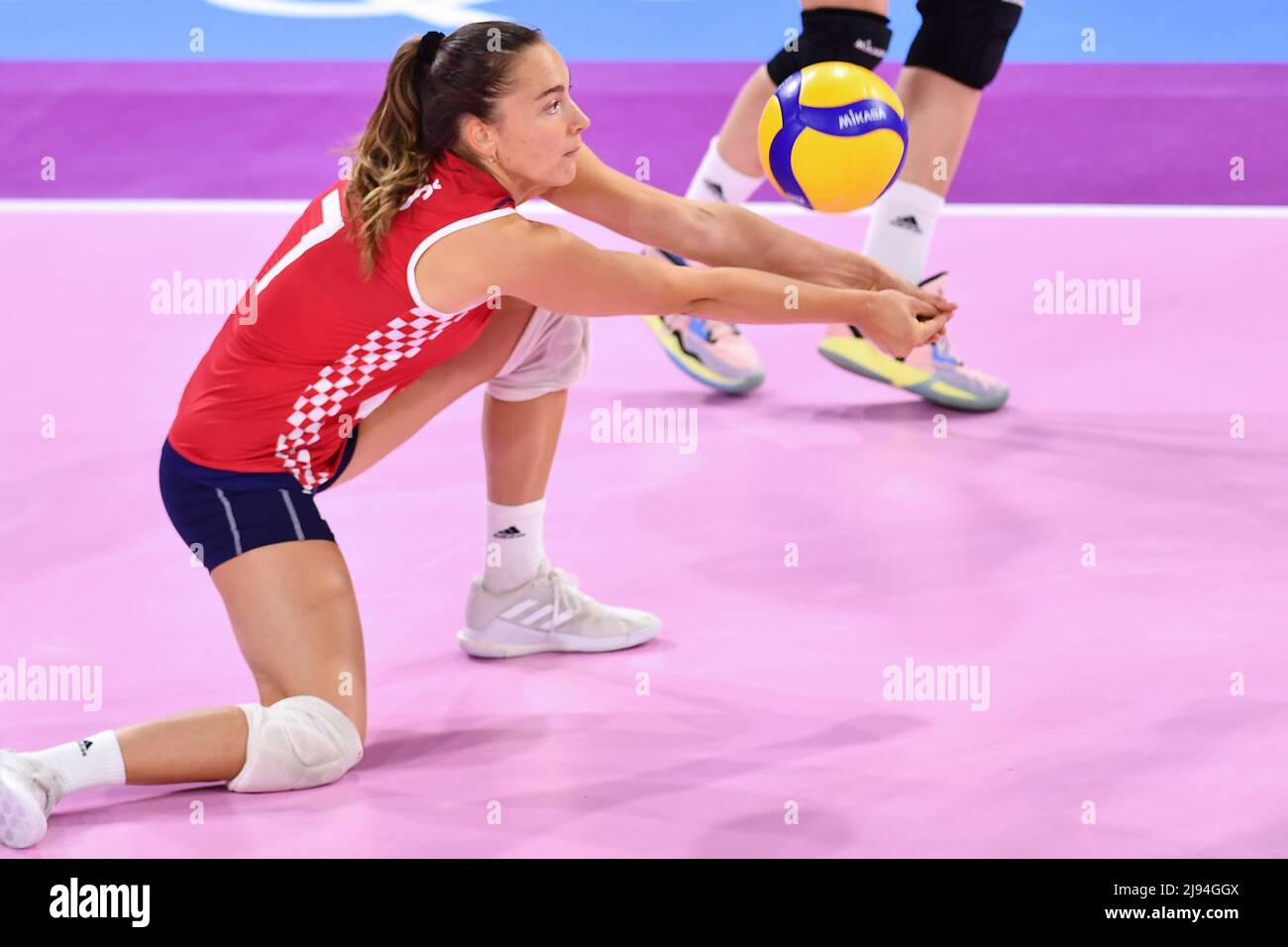 Florence, Italy. 19th May, 2022. Laura Milos (Croatia) during Test ...