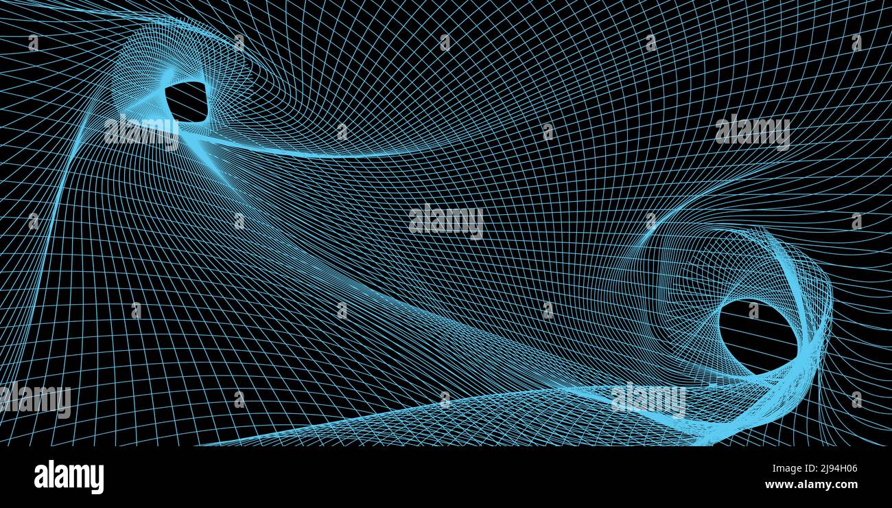 Modern abstract waves or wire background using as header or backgrop ...