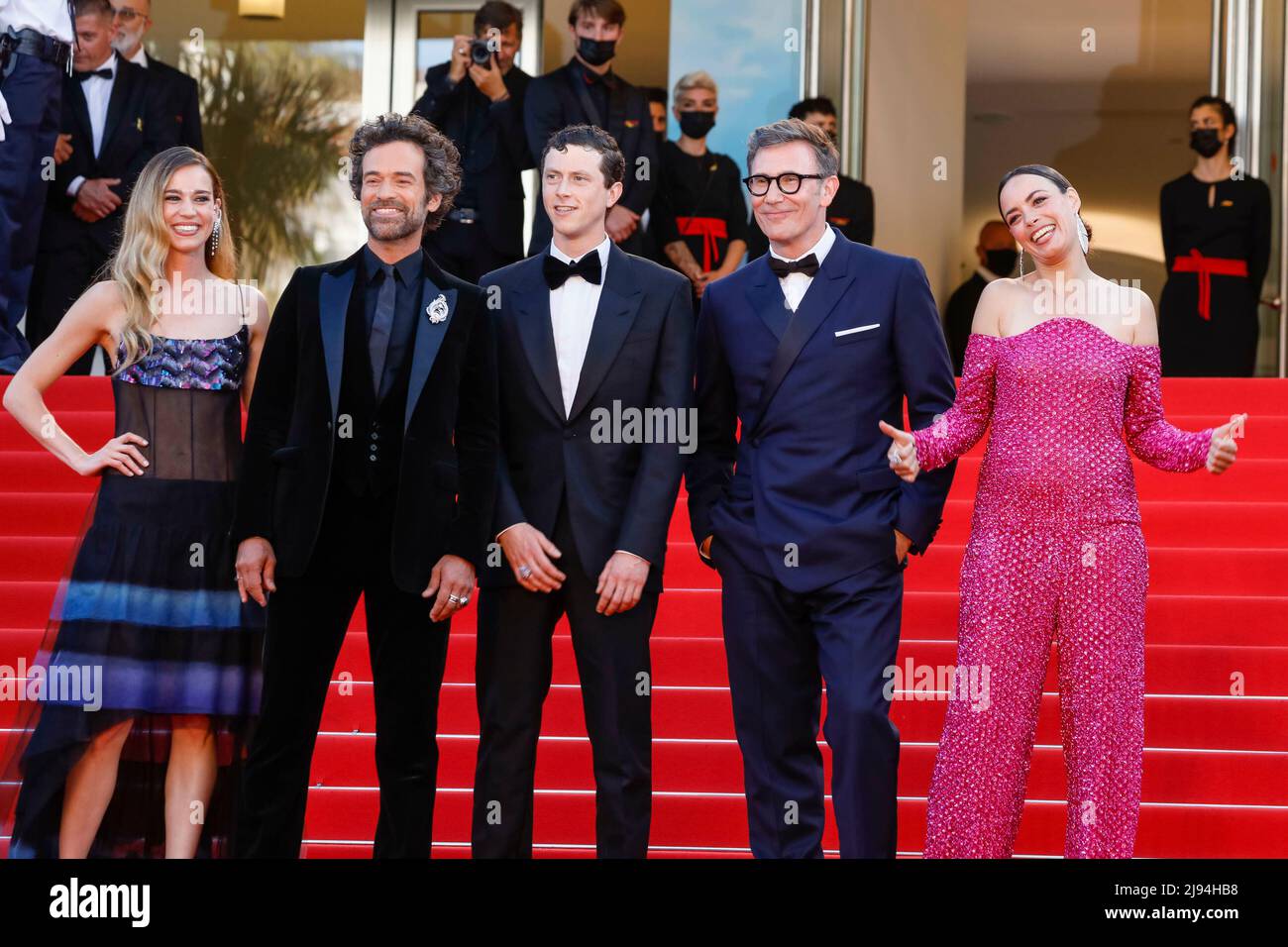 Matilda Anna Ingrid Lutz (l-r), Romain Duris, Finnegan Oldfield, Michel ...
