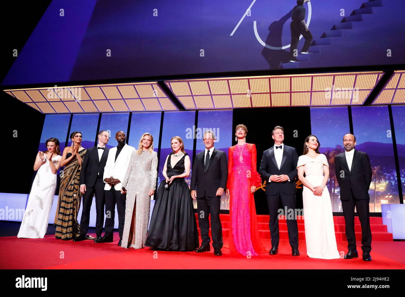 Jasmine Trinca (l-r), Deepika Padukone, Joachim Trier, Ladj Ly ...