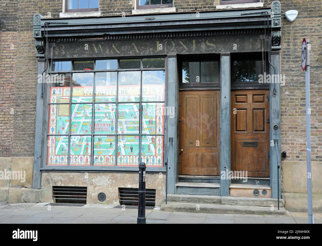 London city east end map hi-res stock photography and images - Alamy