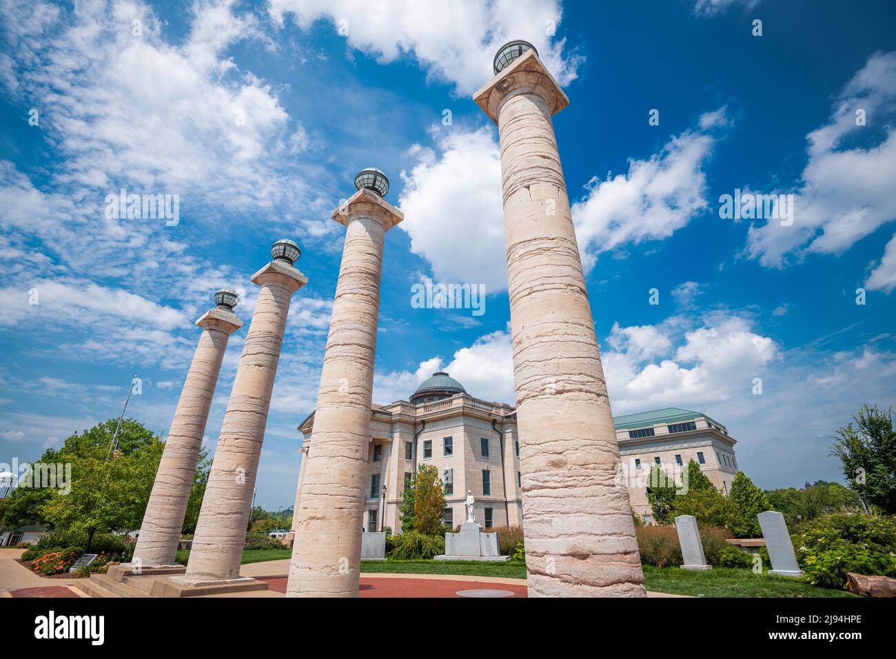 Columbia, Missouri, USA at Boone County Courthouse in the afternoon ...