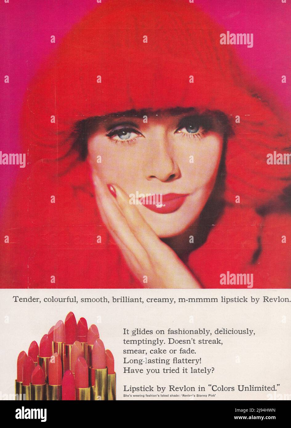 Lipstick advertisement hi-res stock photography and images - Alamy