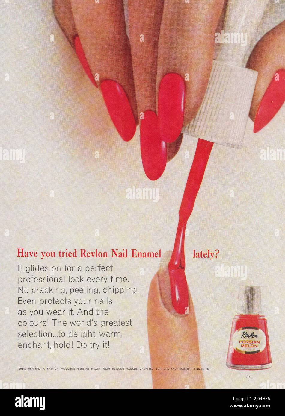 Revlon Nail Polish Ad