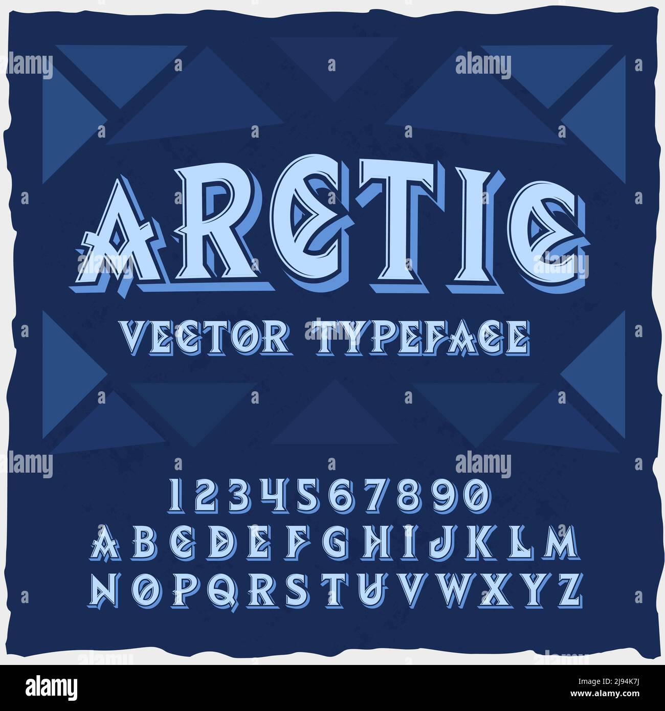 Original label typeface named "Arctic". Good handcrafted font for any ...