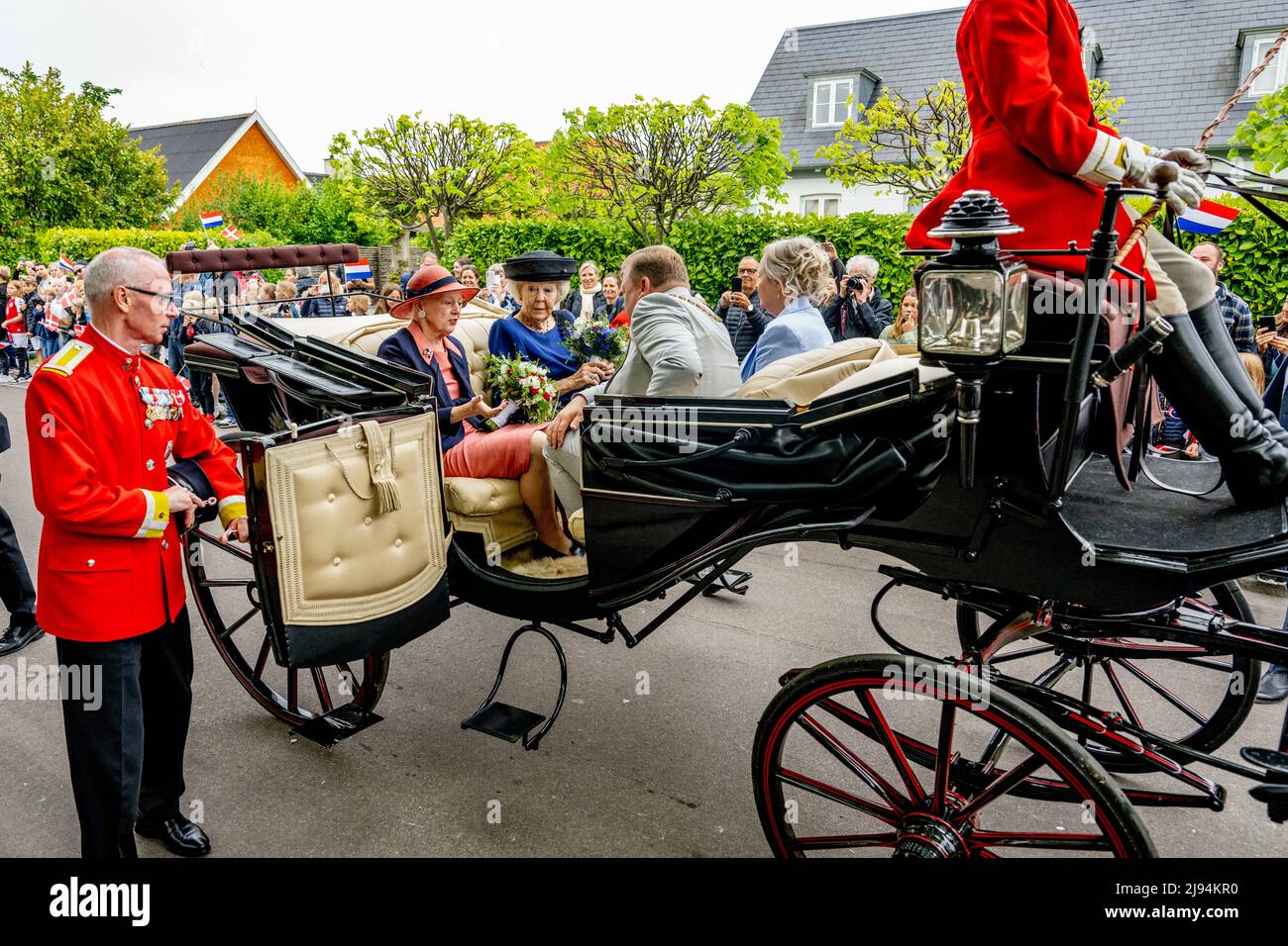Princess Beatrix of The Netherlands and Queen Margrethe of Denmark in ...