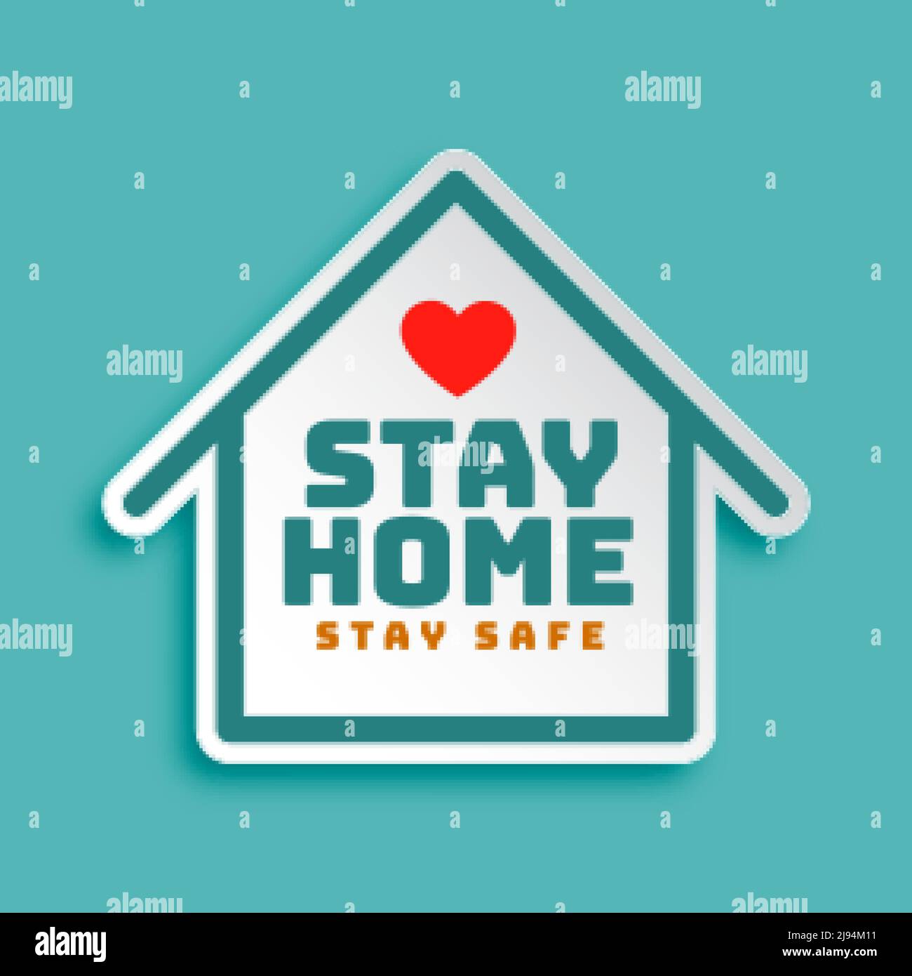 Home save lives poster Stock Vector Images - Alamy