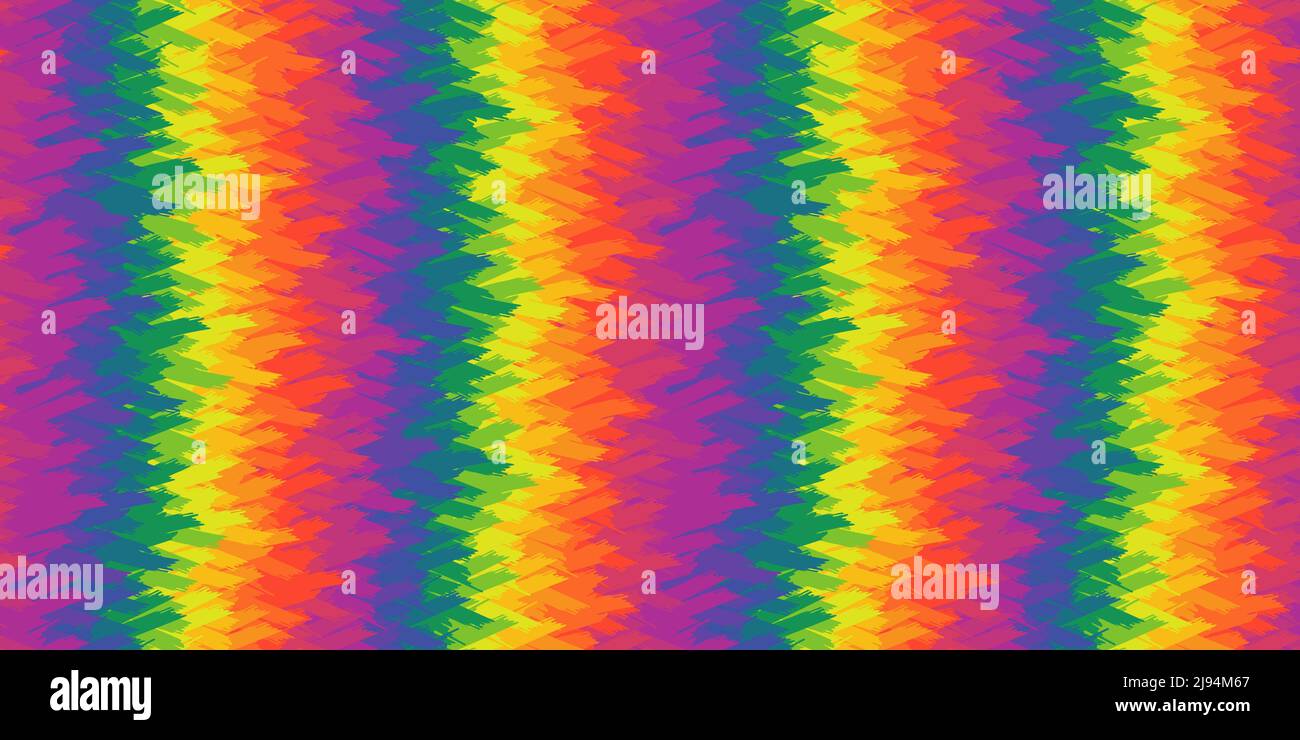 Abstract colorful seamless pattern with rainbow colors, vibrant ...