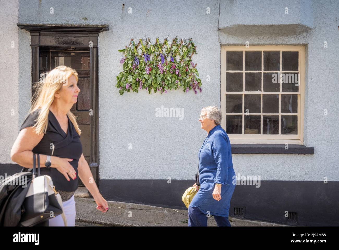 Flora Day in Helston, Cornwall. The May festival is a celebration of ...