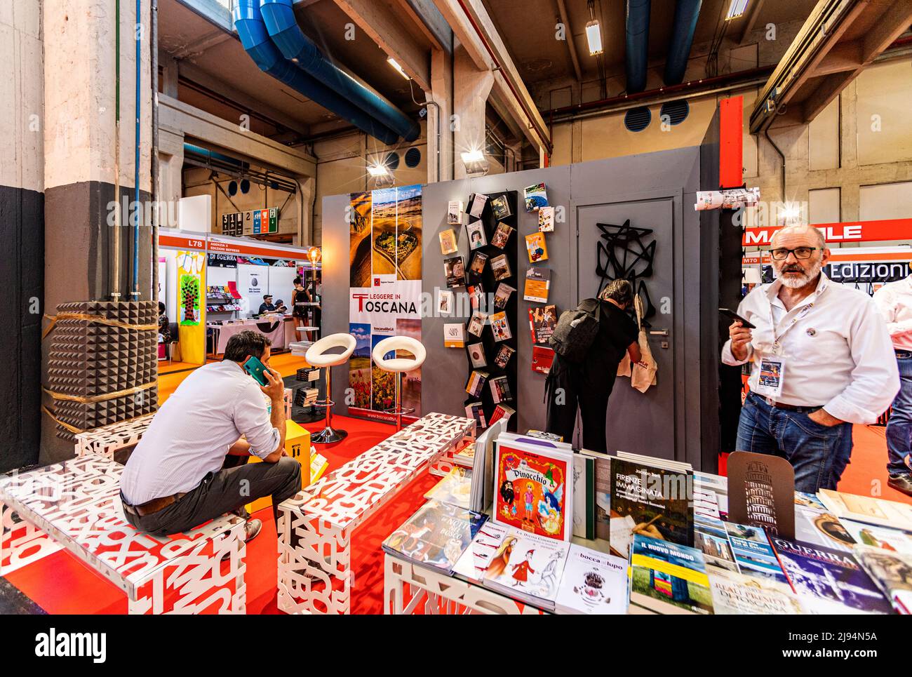 Italy 19th May 2022 Piedmont Turin Lingotto -International Book Fair ...