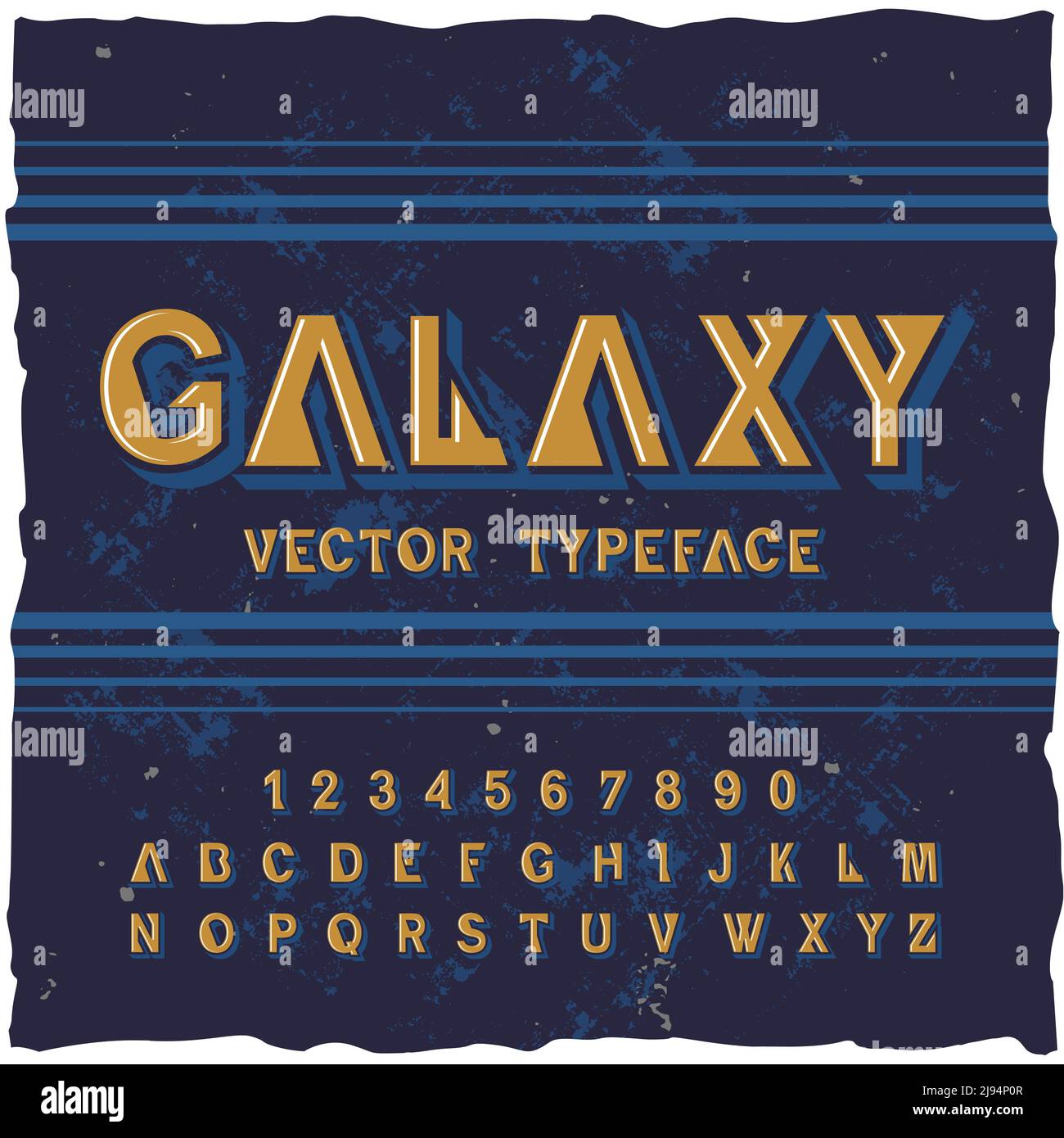 Original label typeface named "Galaxy". Good handcrafted font for any ...