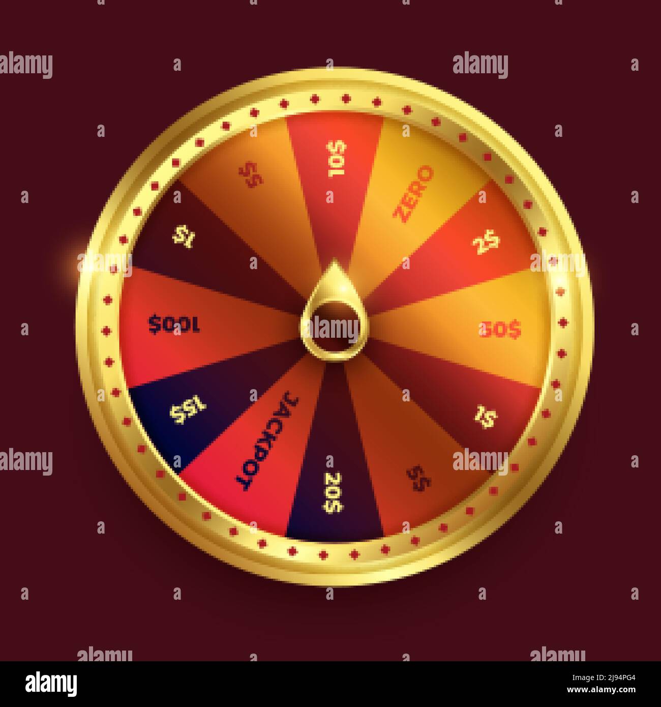 Golden arrow wheel High Resolution Stock Photography and Images - Alamy