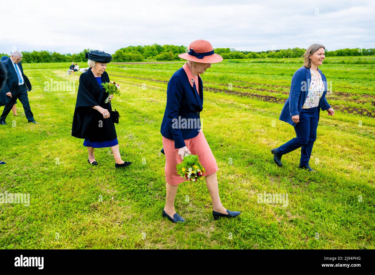 Queen Margrethe of Denmark and Princess Beatrix of the Netherlands ...