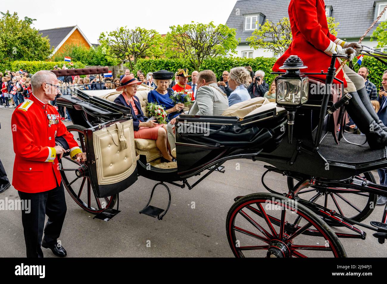 Queen Margrethe of Denmark and Princess Beatrix of the Netherlands ...