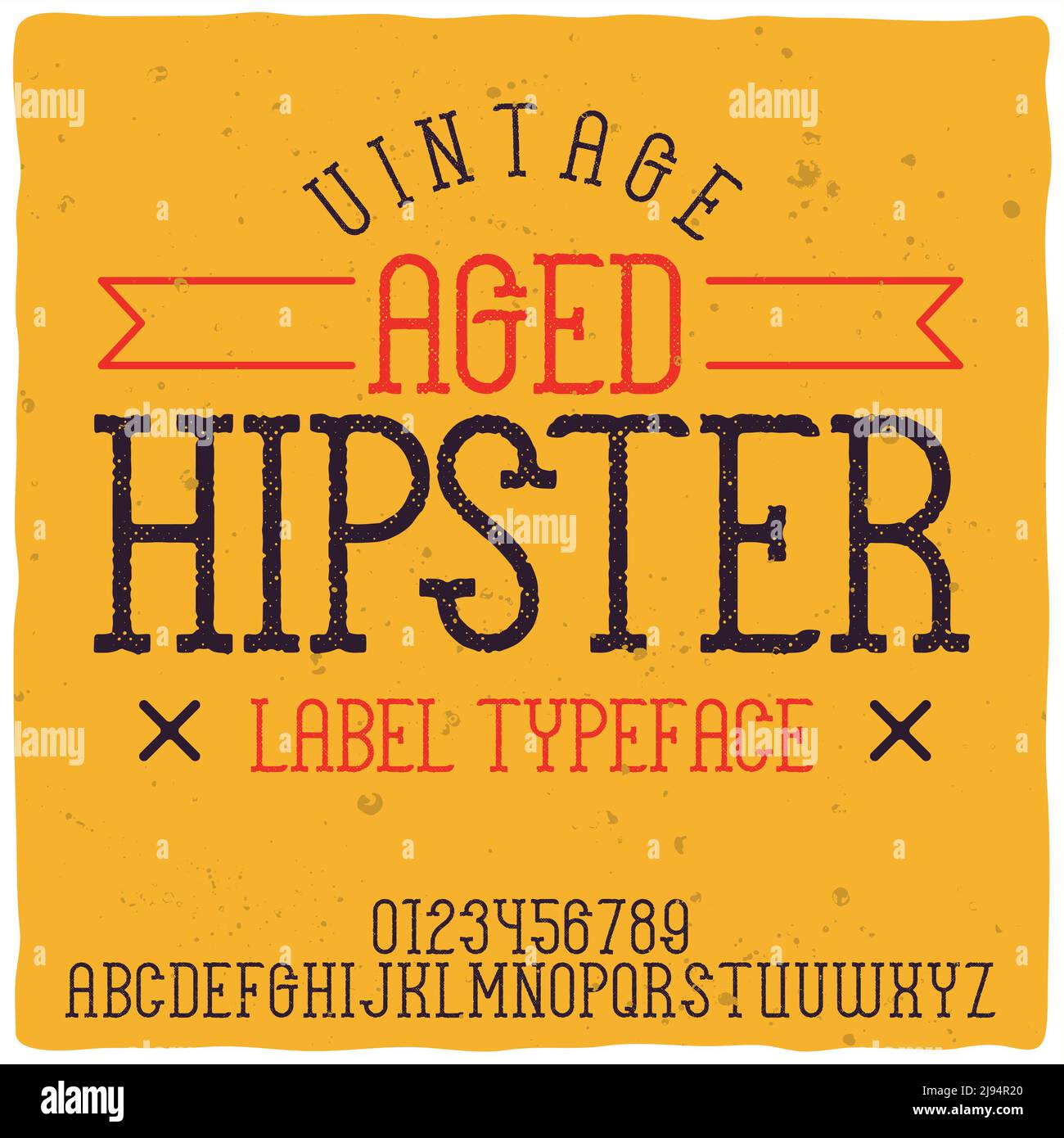 Original label typeface named "Hipster". Good handcrafted font for any ...