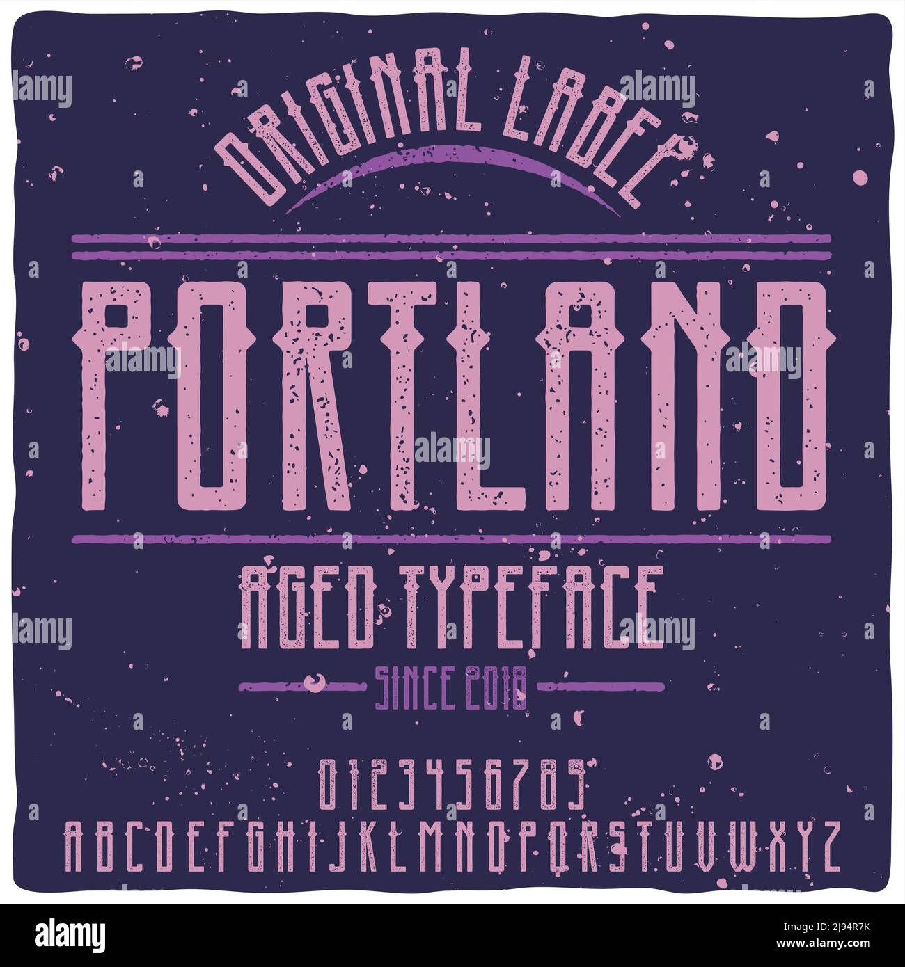 Portland landscape Stock Vector Images - Alamy
