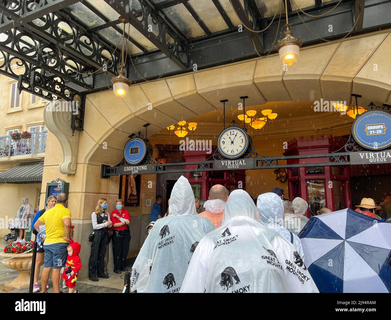 Orlando, FL USA - November 12, 2021: The exterior of the Remy ride at ...