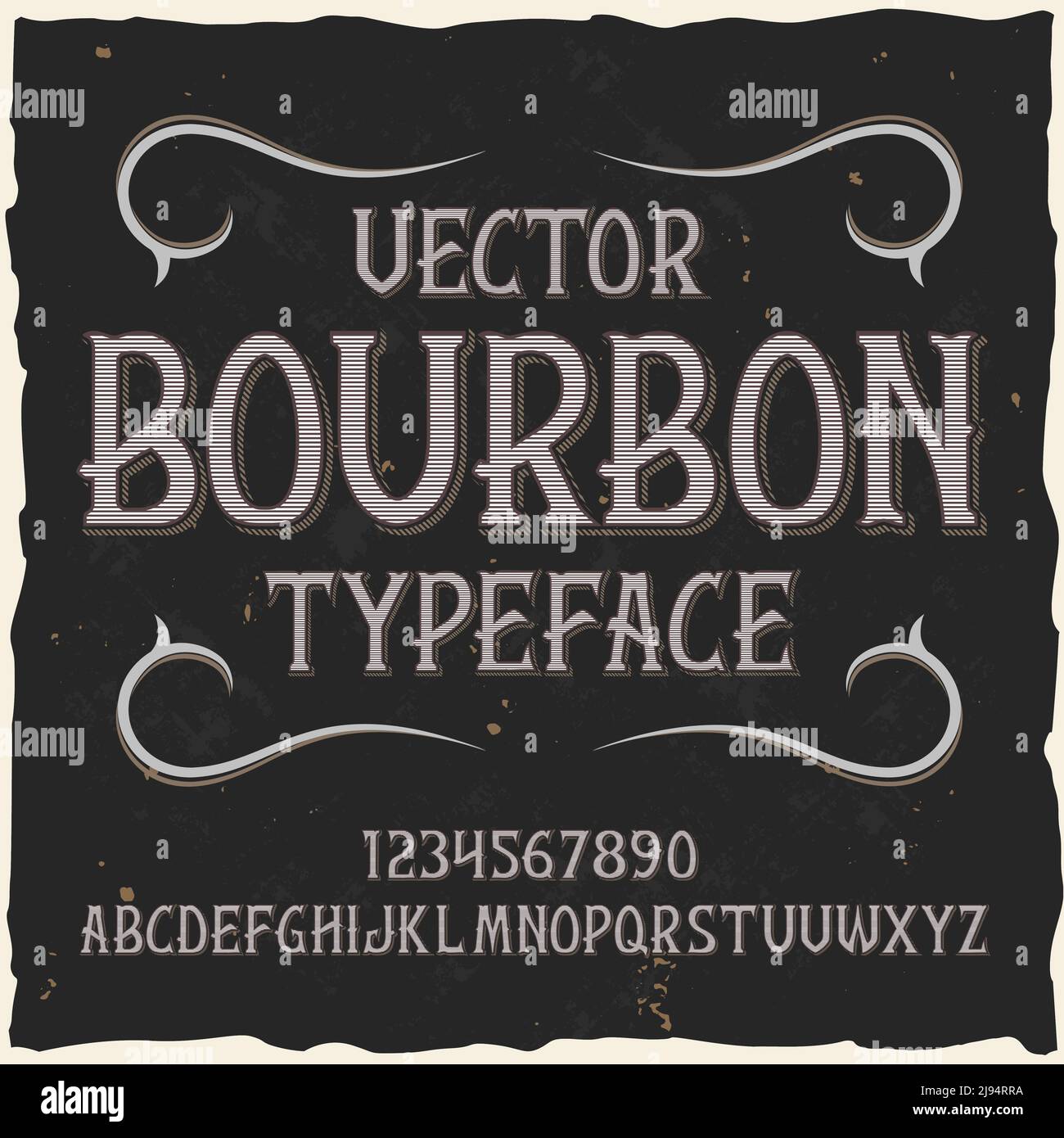 Bourbon design Stock Vector Images - Alamy