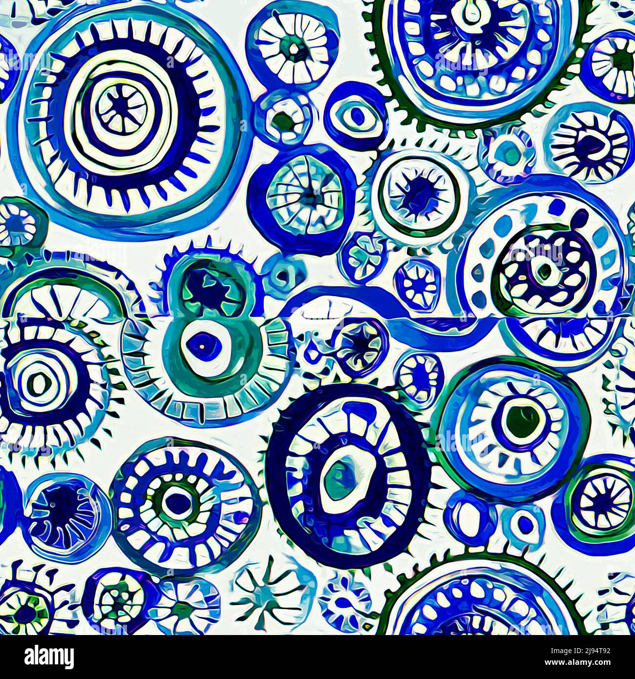 Textile and wallpaper patterns. A printable digital illustration work ...