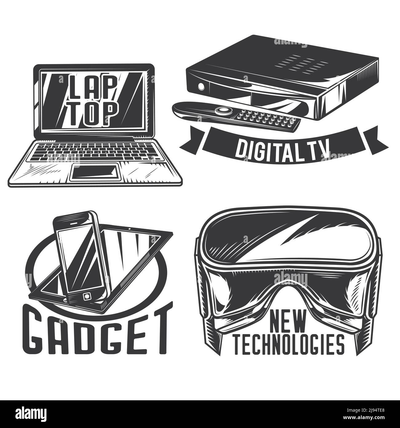 Geek logos Cut Out Stock Images & Pictures - Alamy