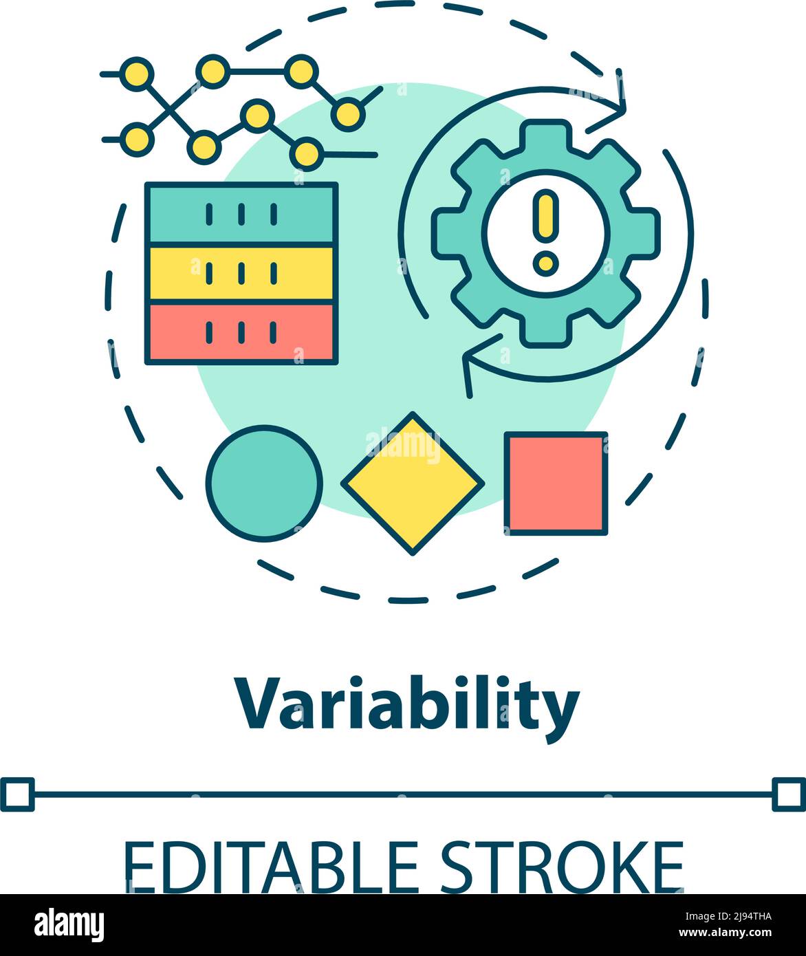 Variability concept icon Stock Vector Image & Art - Alamy