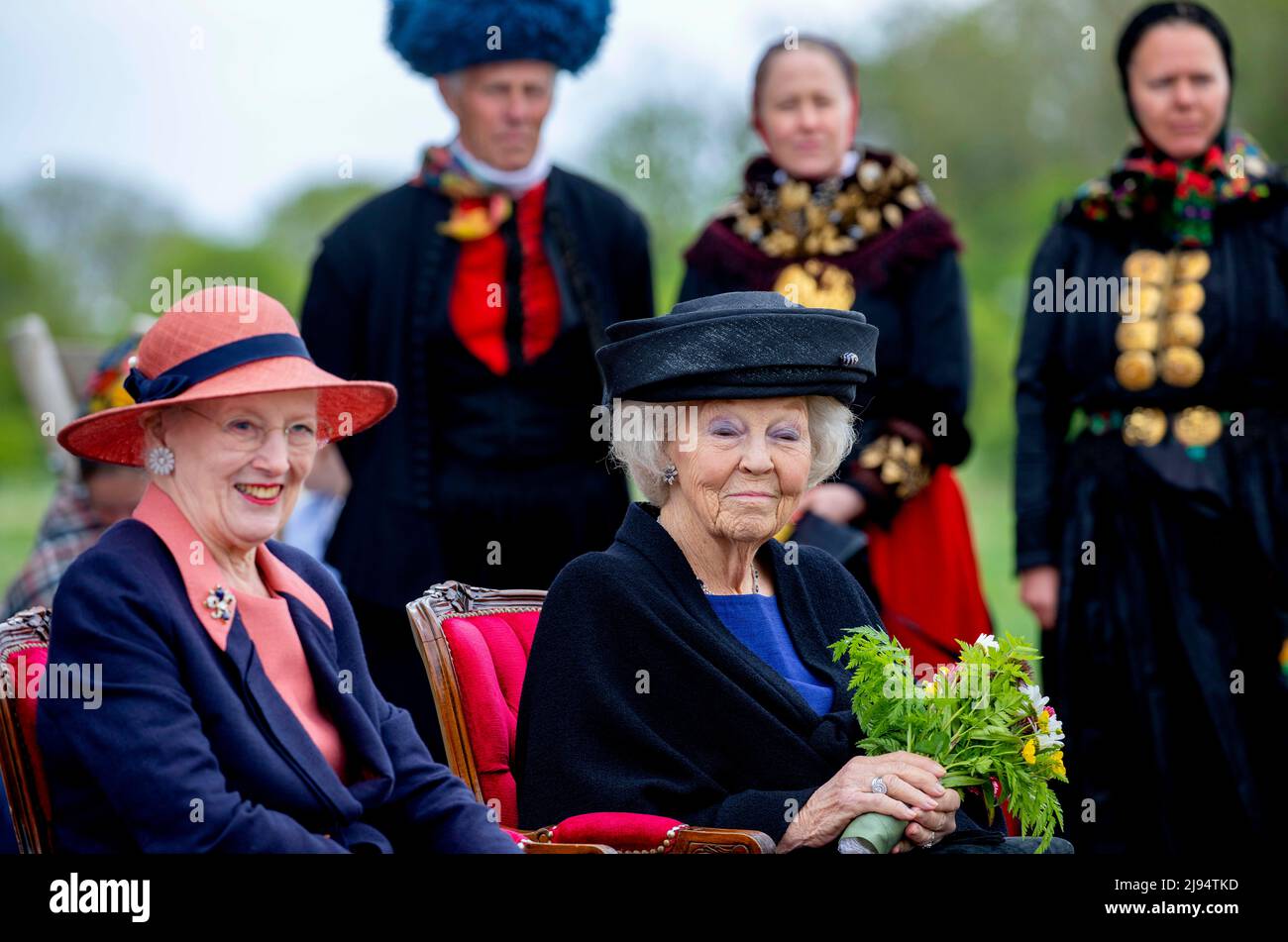 Princess Beatrix of The Netherlands and Queen Margrethe of Denmark in ...