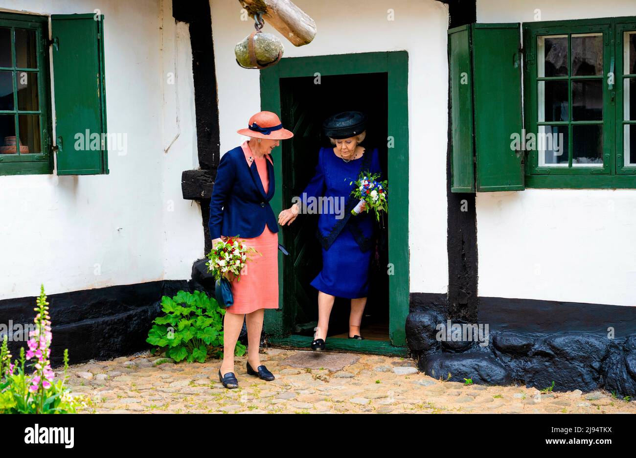 Princess Beatrix of The Netherlands and Queen Margrethe of Denmark in ...
