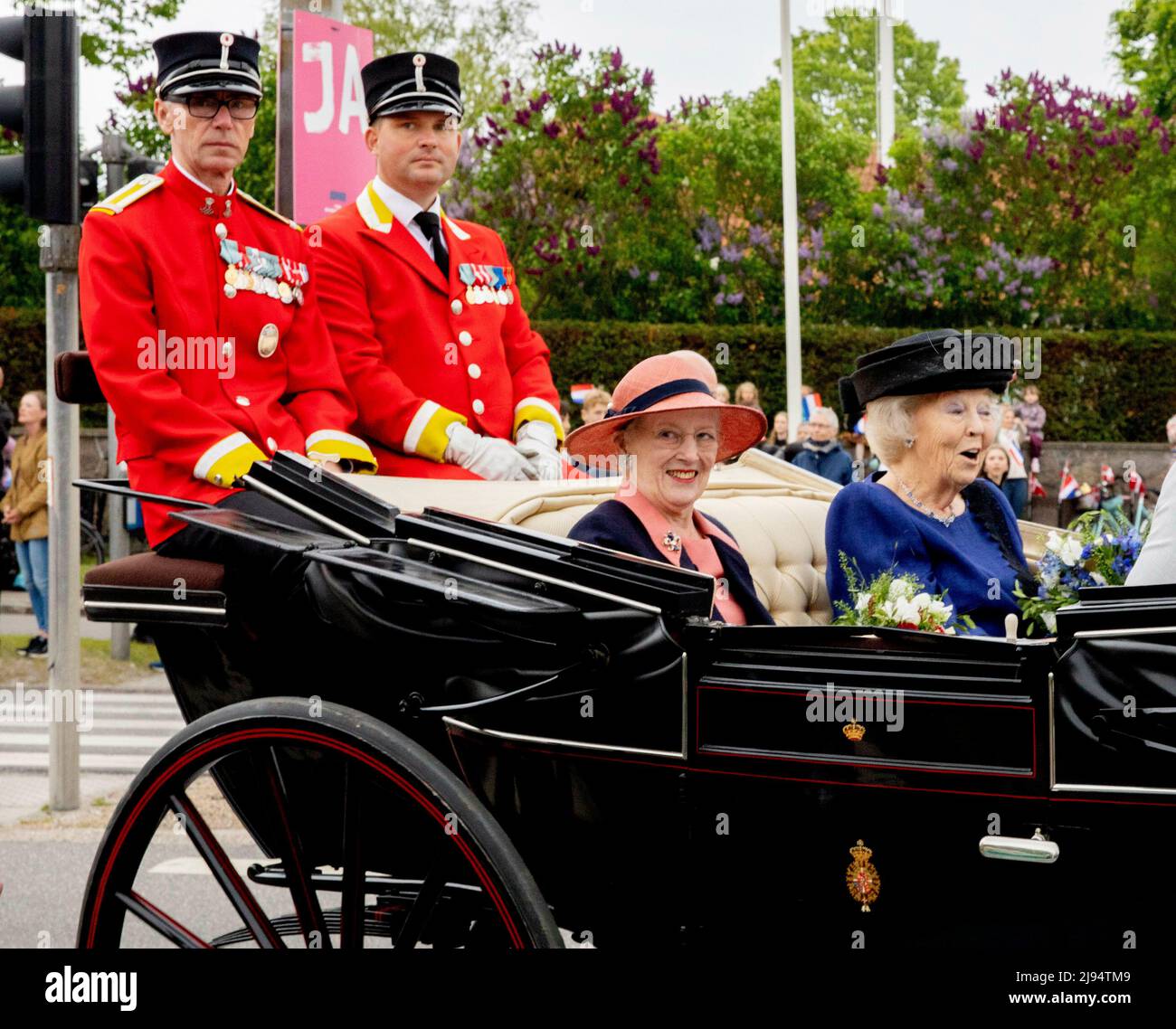 Princess Beatrix of The Netherlands and Queen Margrethe of Denmark in ...