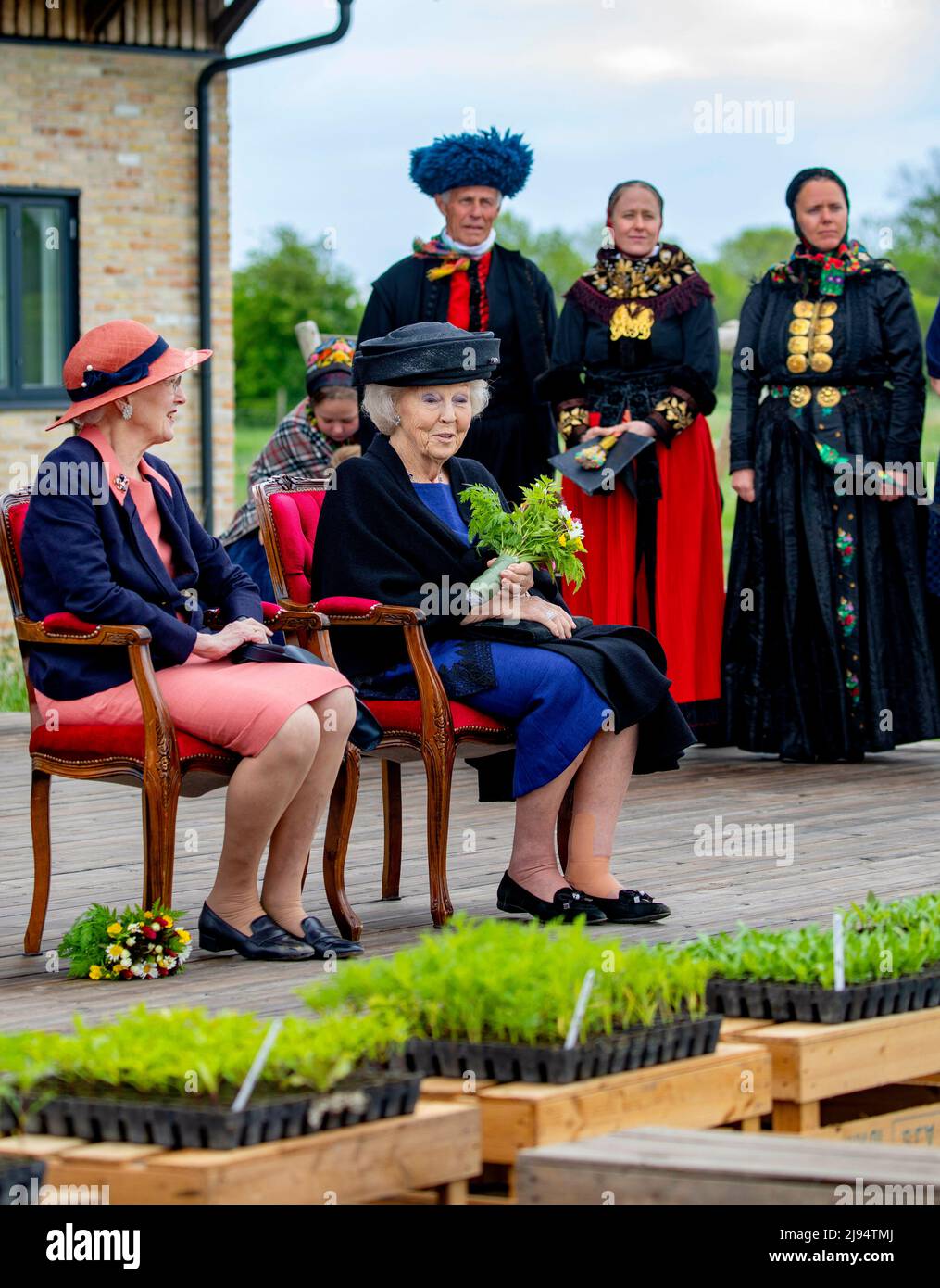 Princess Beatrix of The Netherlands and Queen Margrethe of Denmark in ...
