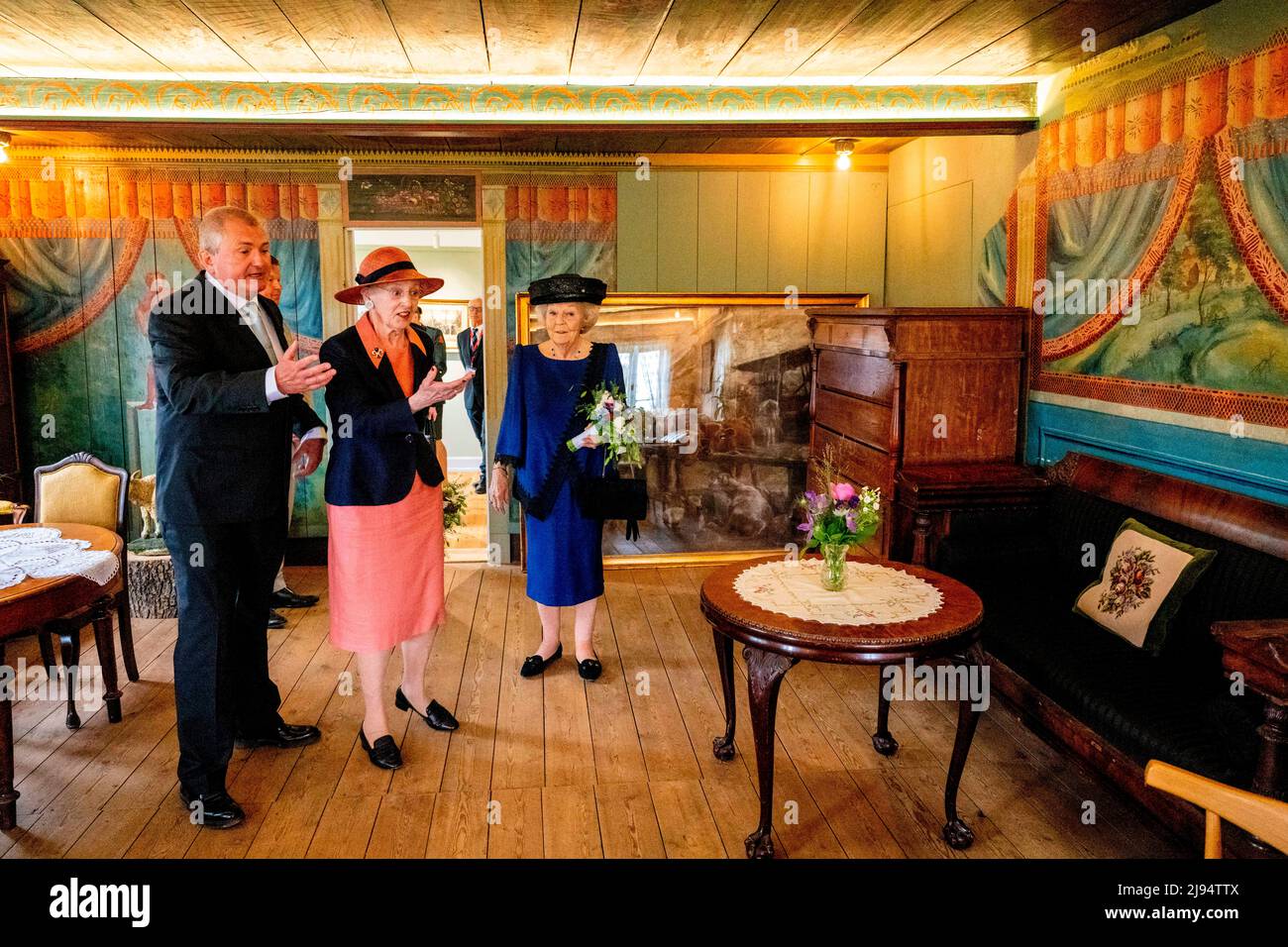 Princess Beatrix of The Netherlands and Queen Margrethe of Denmark in ...