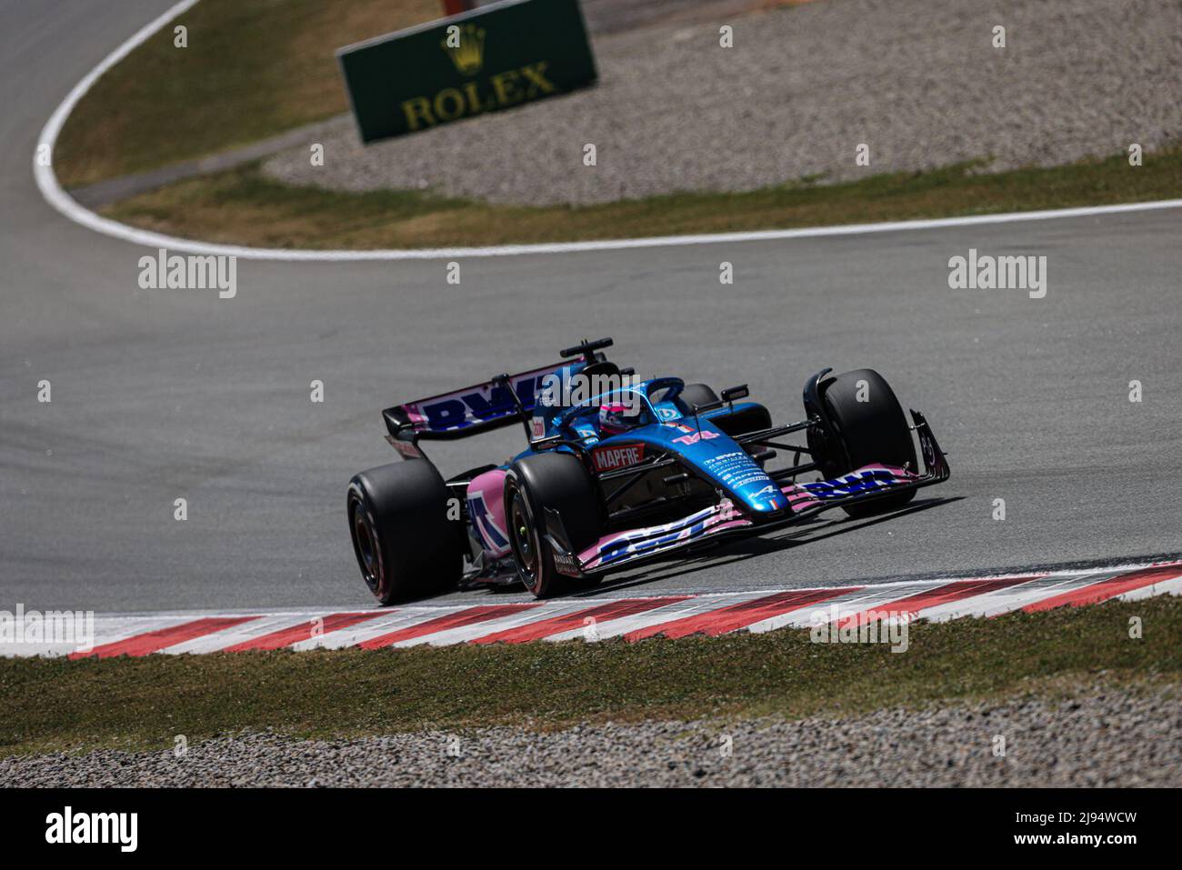 Barcelona, Spain. 20th May, 2022. Fernando Alonso (SPA) Alpine A522 ...