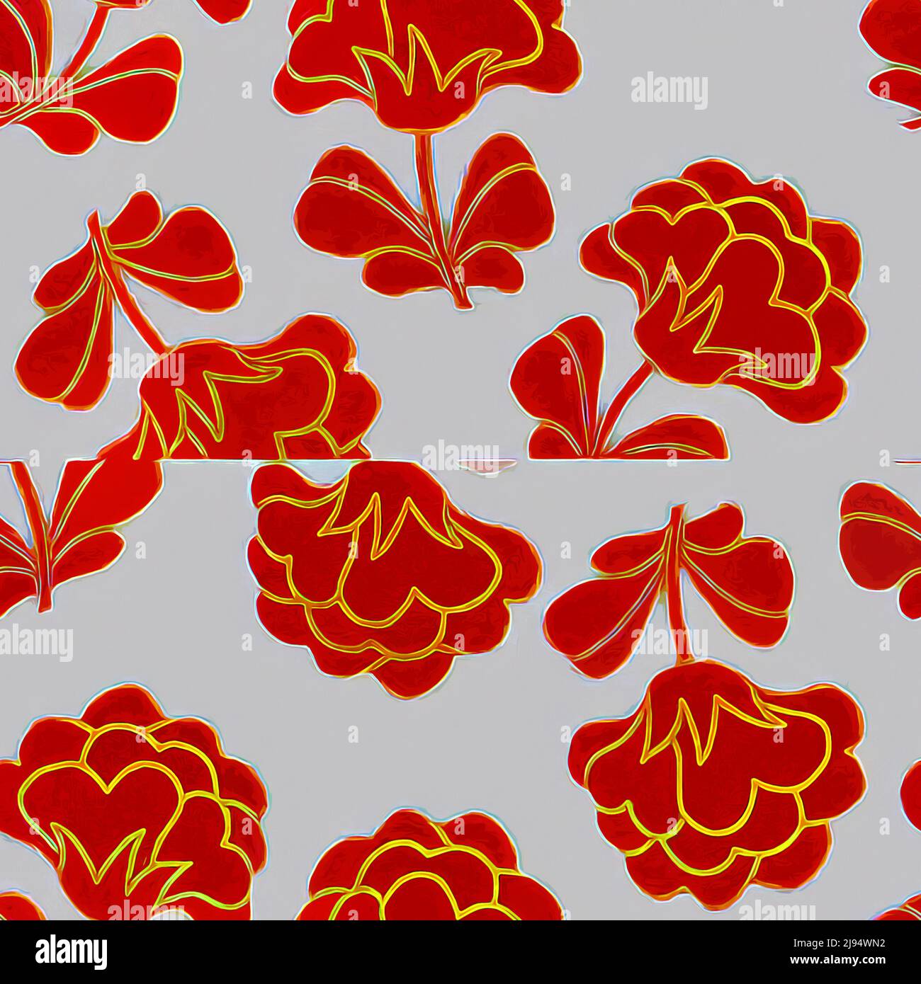 Textile and wallpaper patterns. A printable digital illustration work ...