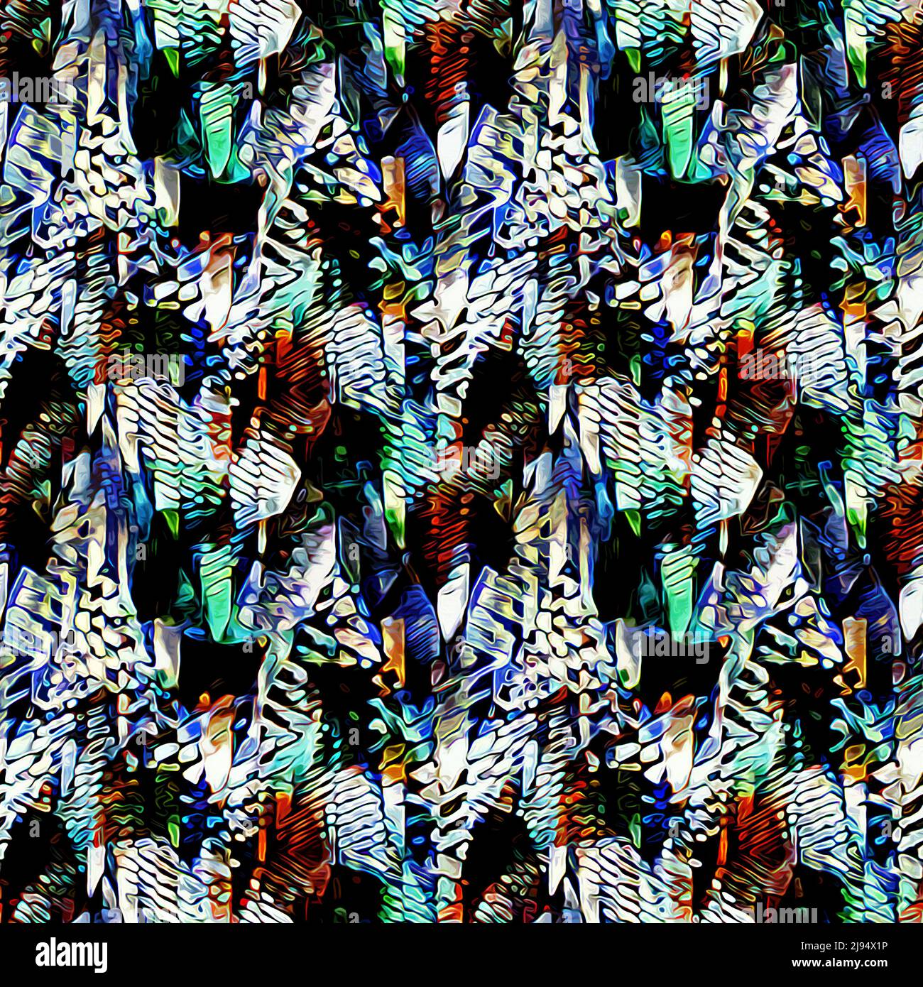 Textile and wallpaper patterns. A printable digital illustration work ...