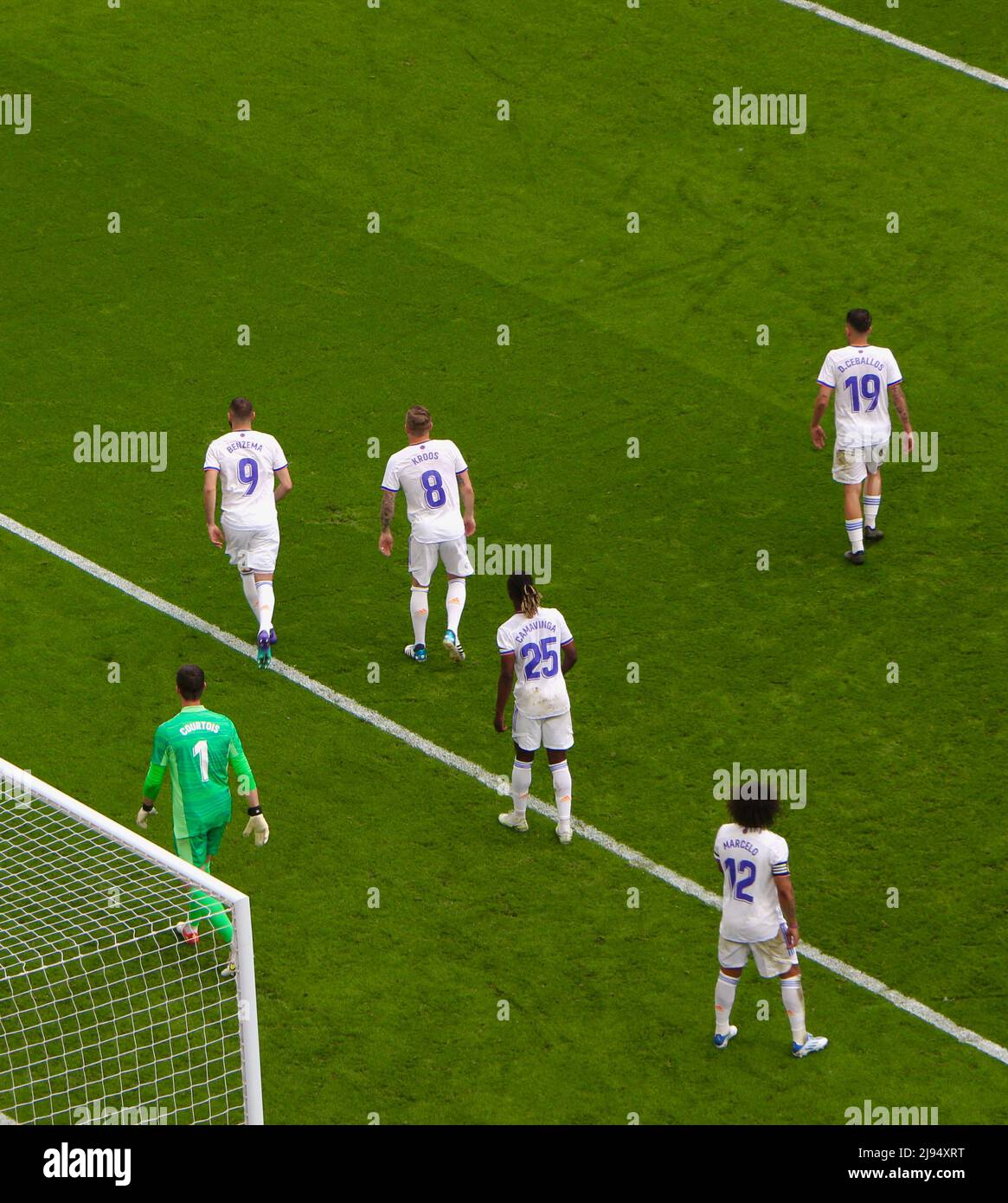 Game in play Real Madrid v Espanyol in play deciding game for Real ...